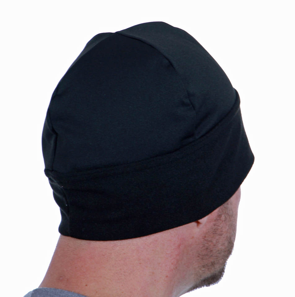 Fitted Beanie hat Skully cap helmet liner warm thermal Winter wicking ...