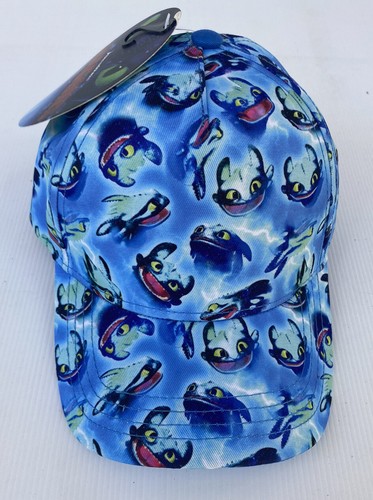 How to Train a Dragon Toothless Genuine Dream Works Adjustable Cap Hat ...
