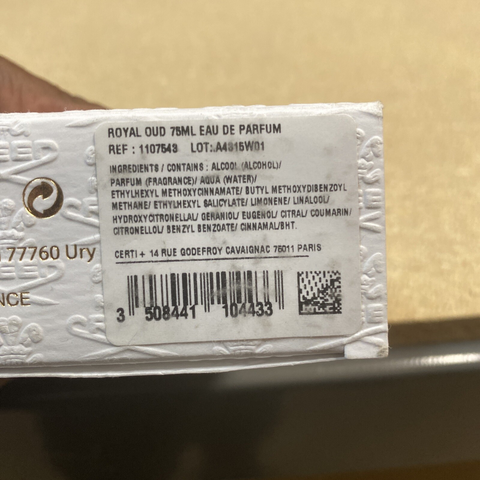 Creed+1760+Royal+Oud+2.5+Oz+75+Ml+Unisex+Millesime+Eau+De+Parfum+RARE ...