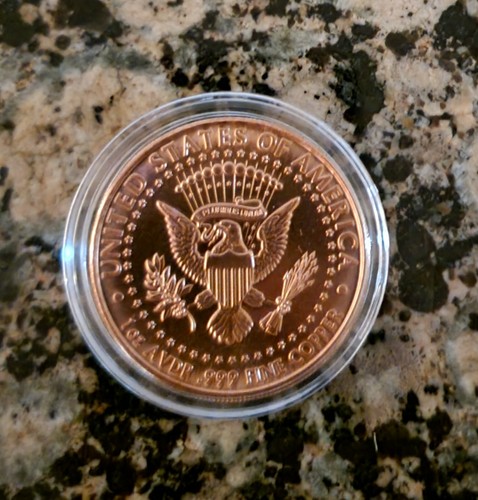 Donald Trump Space Force .999 Copper Rounds BU Tube of 10 AVDP 1 Ounce ...