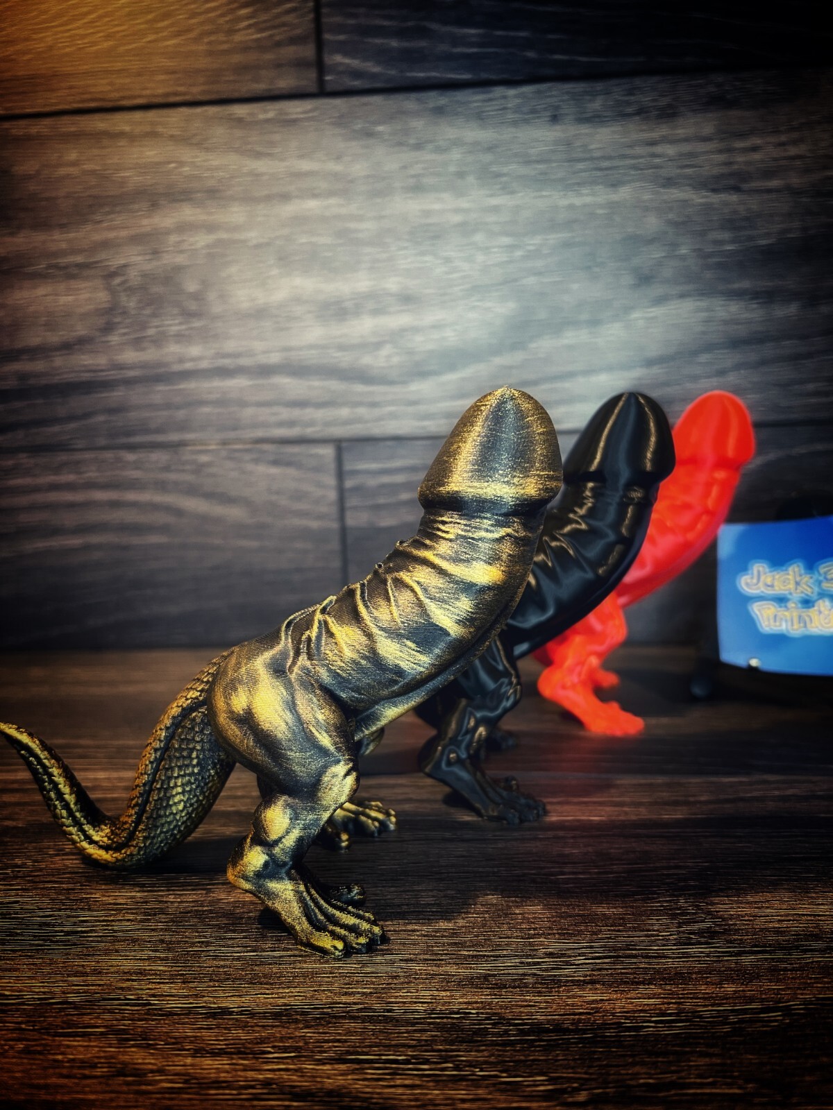 Dickasaurus RUDE Funny 3D Printed Stag Hen Do Party Gift Penis Adult ...