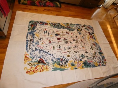 Moda Home American Vacationland Tablecloth United States 56 x 82" | eBay