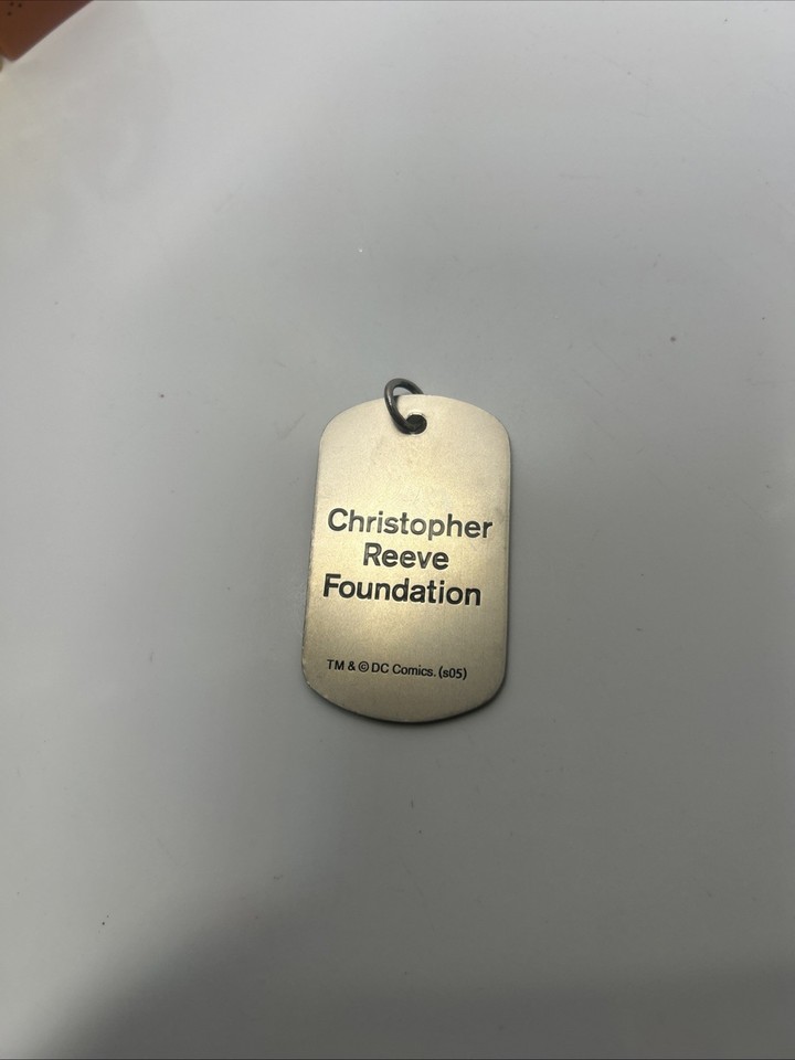 Christopher Reeve Foundation Superman Go Forward Metal Key Chain, No ...