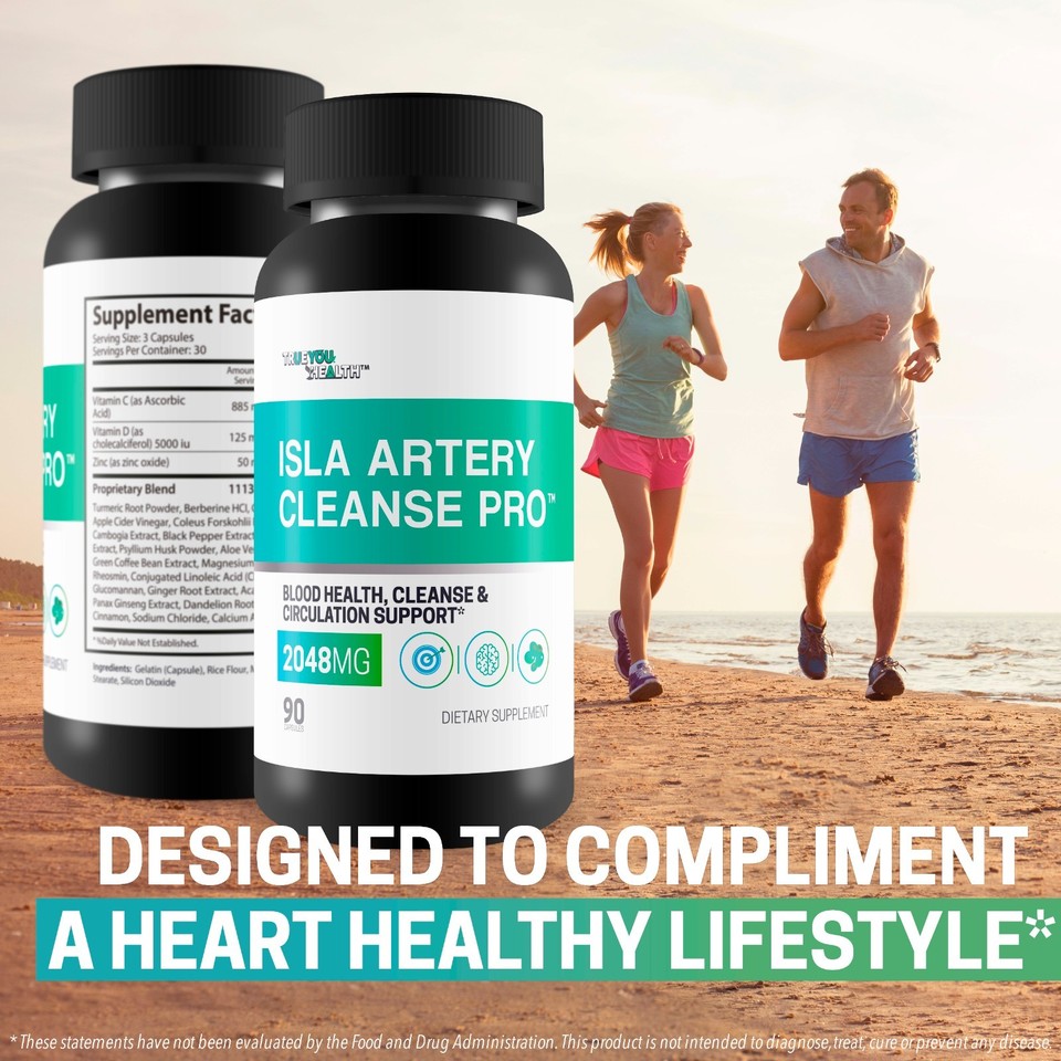 Isla Artery Cleanse Pro - Vein and Artery Cleanse Support - Best Blood ...