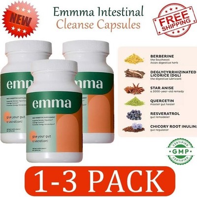 For Gut Health EMMA Supplement Gas and Bloating Relief Constipation 60 ...