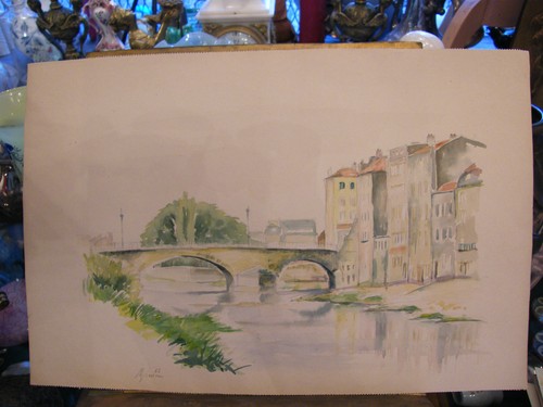 Metz Bridge St Georges André Simon 1926-2014 1962 Lorrain Artist ...