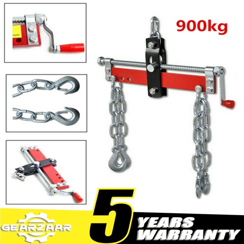ENGINE LEVELLER 1650LB 750KG CRANE HOIST CHAIN LOAD GARAGE LIFT ...
