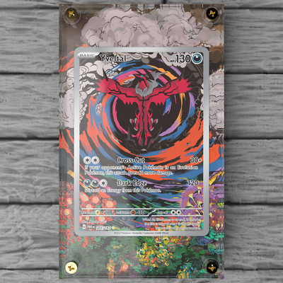 Yveltal 205/182 Pokemon Extended Art Display Case (Card not Included ...