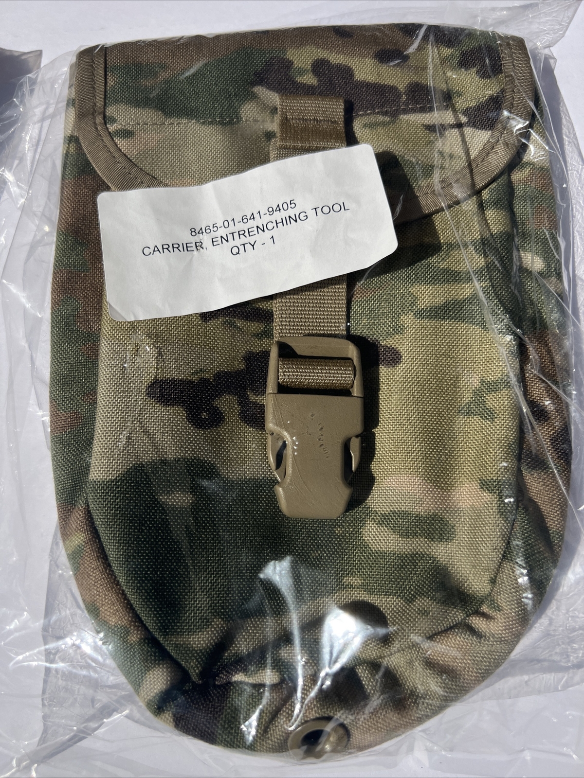 USGI ARMY OCP Multicam MOLLE II E-Tool Trifold Shovel Pouch Cover ...