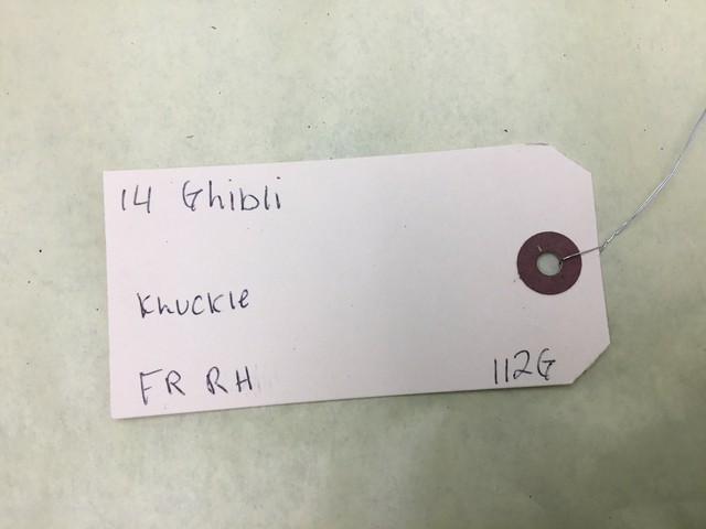 Front Right Spindle Knuckle Hub Bearing 670004762 OEM Maserati Ghibli ...