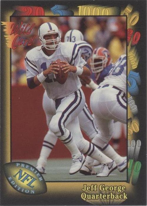 1991 Wild Card Jeff George #1 for sale | eBay