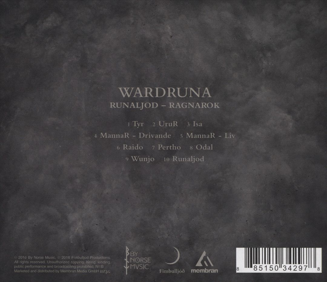 WARDRUNA RUNALJOD: RAGNAROK NEW CD 885150342978| eBay