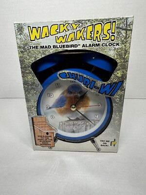 Wacky Wakers The Mad Bluebird Alarm Clock Brand New RARE | eBay