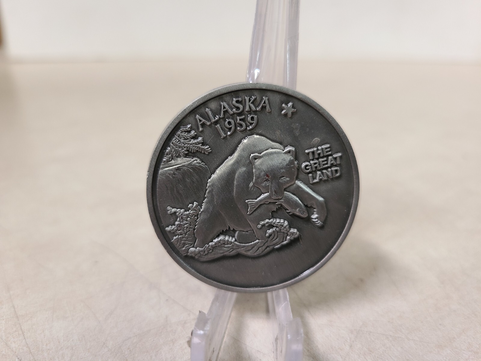 Alaska 1959 "The Great Land" Magnetic Challenge Coin | eBay