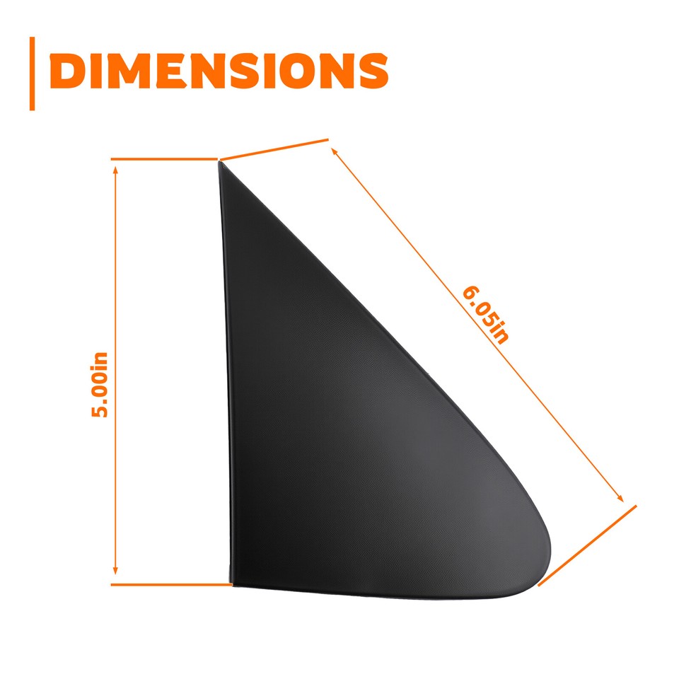 Pair Side View Mirror Fender Corner Trim Cover New Fits 2008-2013 ...
