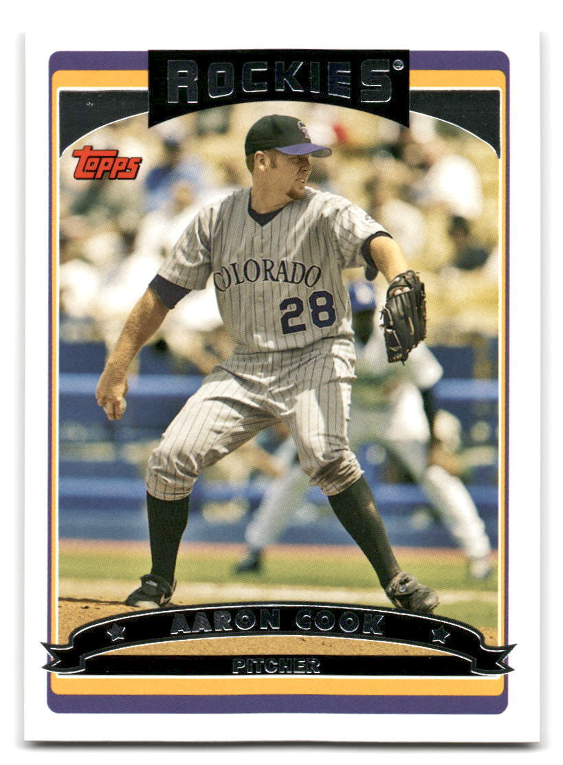 Aaron Cook 2006 Topps #422 Colorado Rockies BASEBALL | eBay