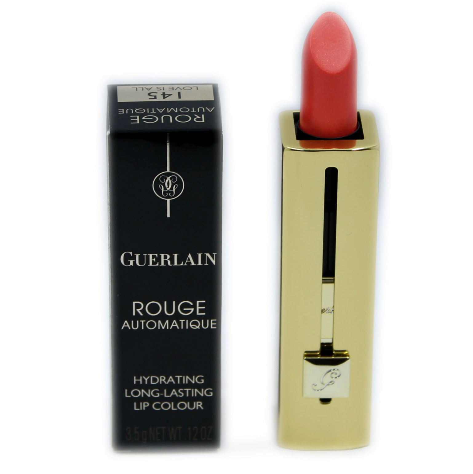 GUERLAIN ROUGE AUTOMATIQUE HYDRATING LONG-LASTING LIP COLOUR 3.5G #145 ...