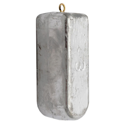 3lb (Pound) Lead Rock Cod Sinker #3 brass eye, Deep Drop, w/Free ...