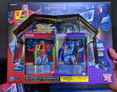 SDCC 2019 TRANSFORMERS Card Game TCG Blaster Soundwave Hasbro | eBay
