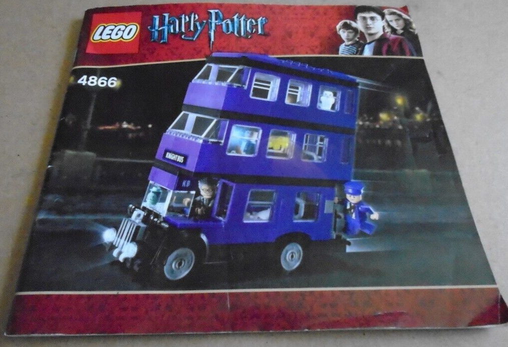Lego Harry Potter #4866 The Knight Bus Instruction Manual ONLY! | eBay