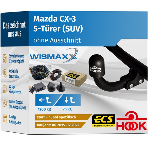 Mazda Cx 3 Anhangerkupplung Ab Werk