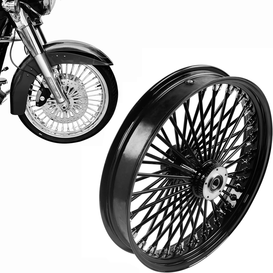 21" Stainless Steel Spokes for 2008+ Harley Touring Dual Wheels with ...