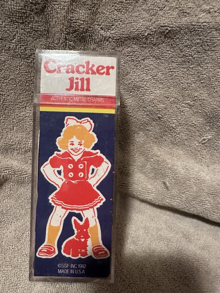 Original Box Cracker Jill Metal Airplane Charm Bracelet toy EXCELLENT ...