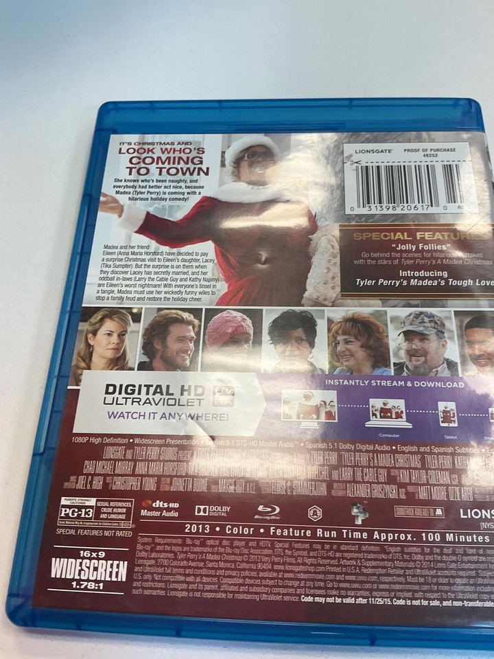 Tyler Perry's A Madea Christmas Blu-ray Disc - FREE & FAST SHIPPING | eBay