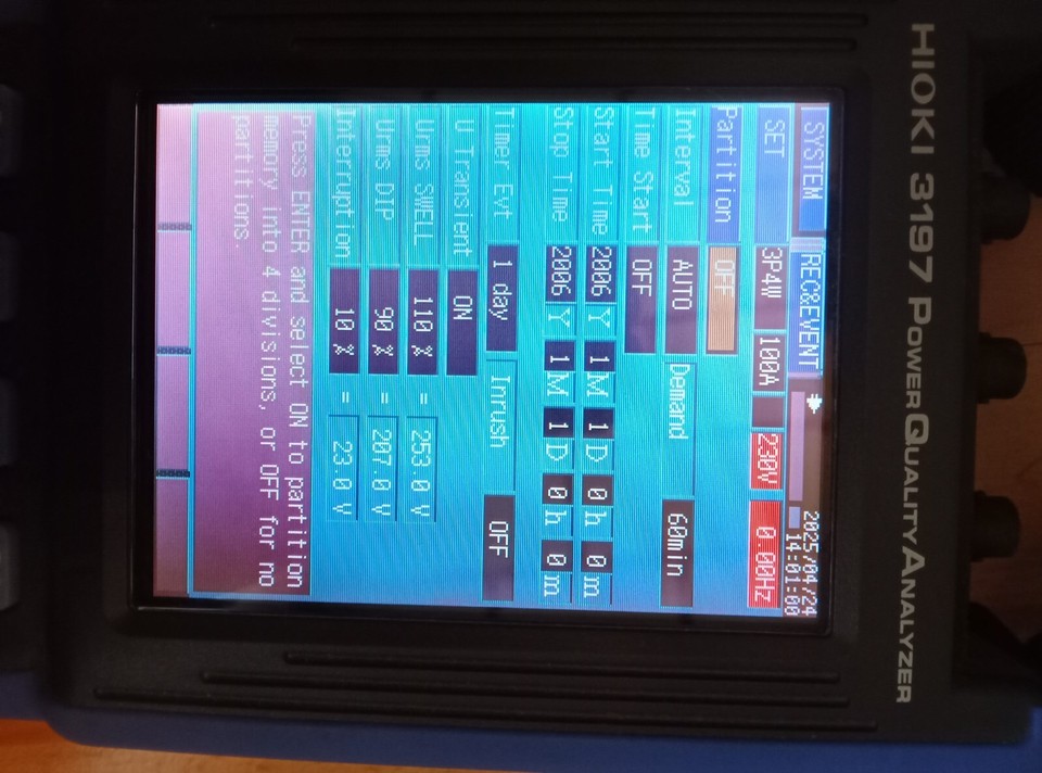 HIOKI 3197 POWER QUALITY ANALYZER | eBay