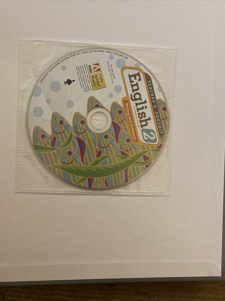 BJU Press. English 2 for Christian Schools. Teacher's Ed. 2nd Edition. CD-ROM. 9781579248246| eBay