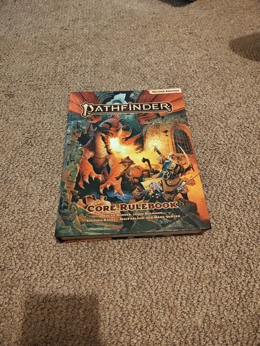 Pathfinder RPG 2e Core Rulebook Hard Cover 2nd Edition | eBay