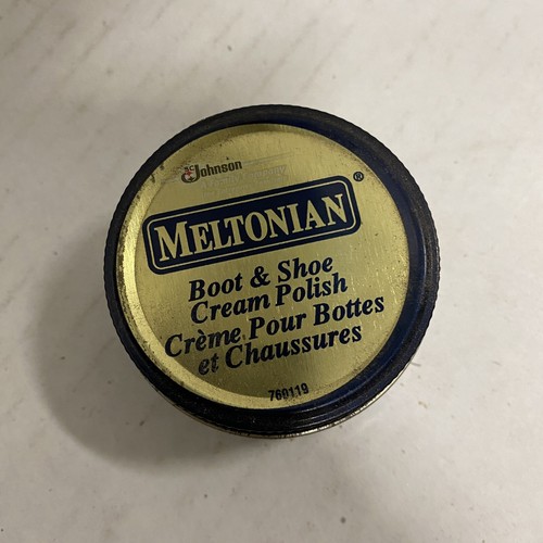 Meltonian Boot and Shoe Cream Polish Navy Blue HTF | eBay