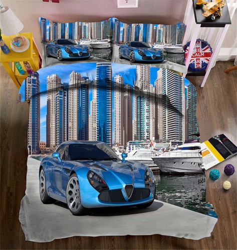 Fascinating Ferrari 3D Printing Duvet Quilt Doona Covers Pillow Case ...