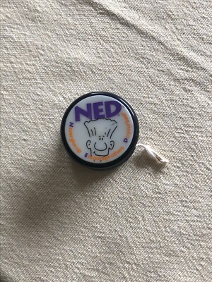 Vintage NED Yo-Yo, Blue. Never Give Up- Encourage Others- Do Your Best ...