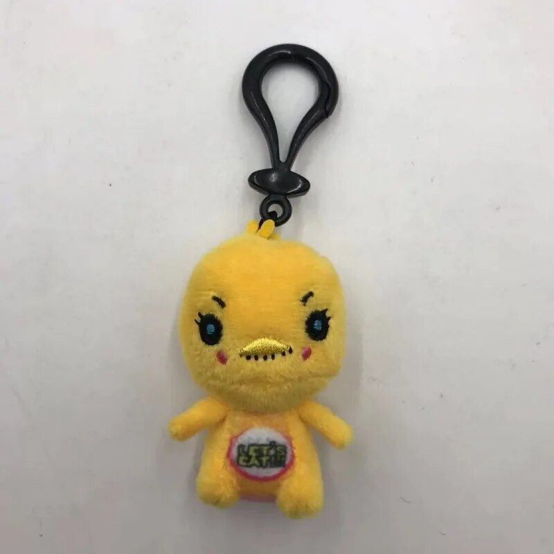 10cm FNAF Plush Keychain Bear Foxy Chica Clown Bonnie Plushie Keychain ...