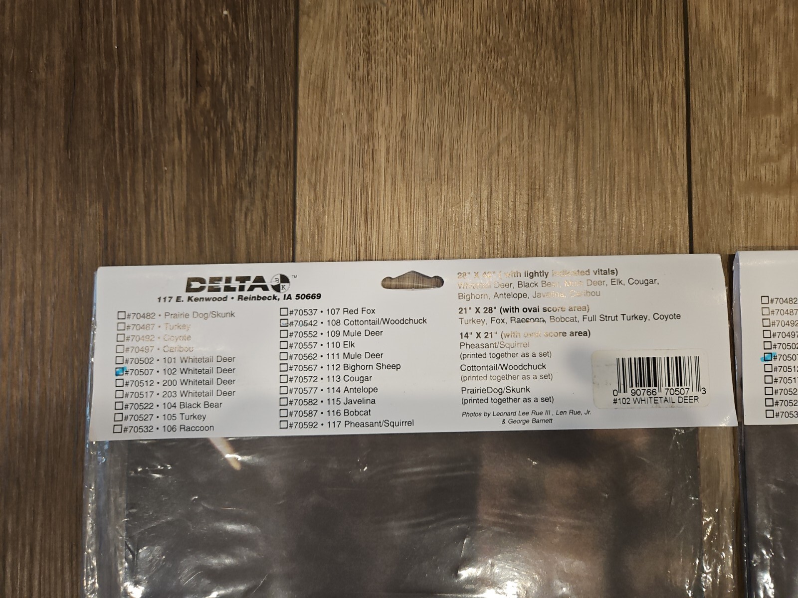 2-Pack Delta Tru-Life 70507 Whitetail Deer Paper Shooting Target 28"x40 ...