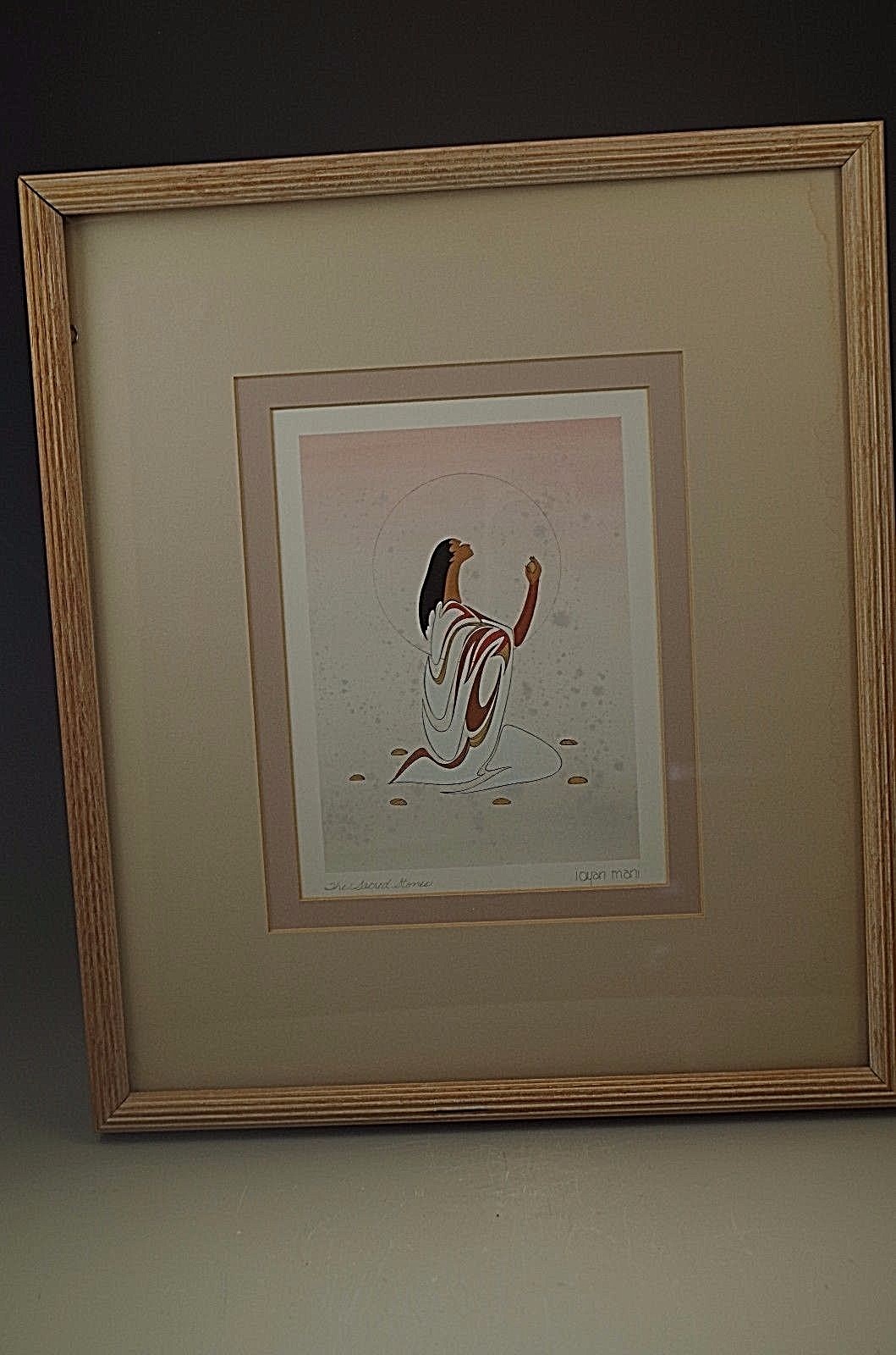 IOYAN MANI (MAXINE NOEL) "THE SACRED STONES" SIGN AUTOGRAPH ART PRINT ...