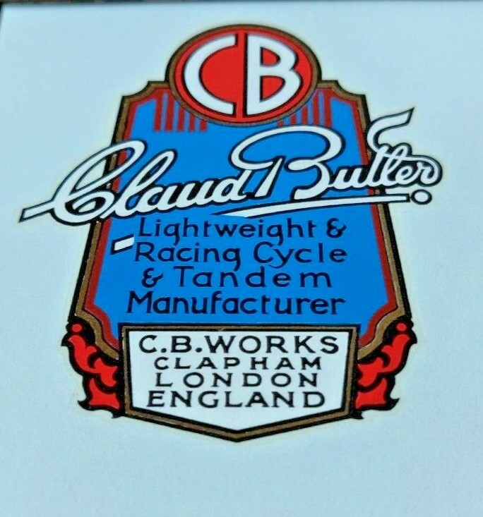 Claud Butler decal water type, not vinyl. | eBay