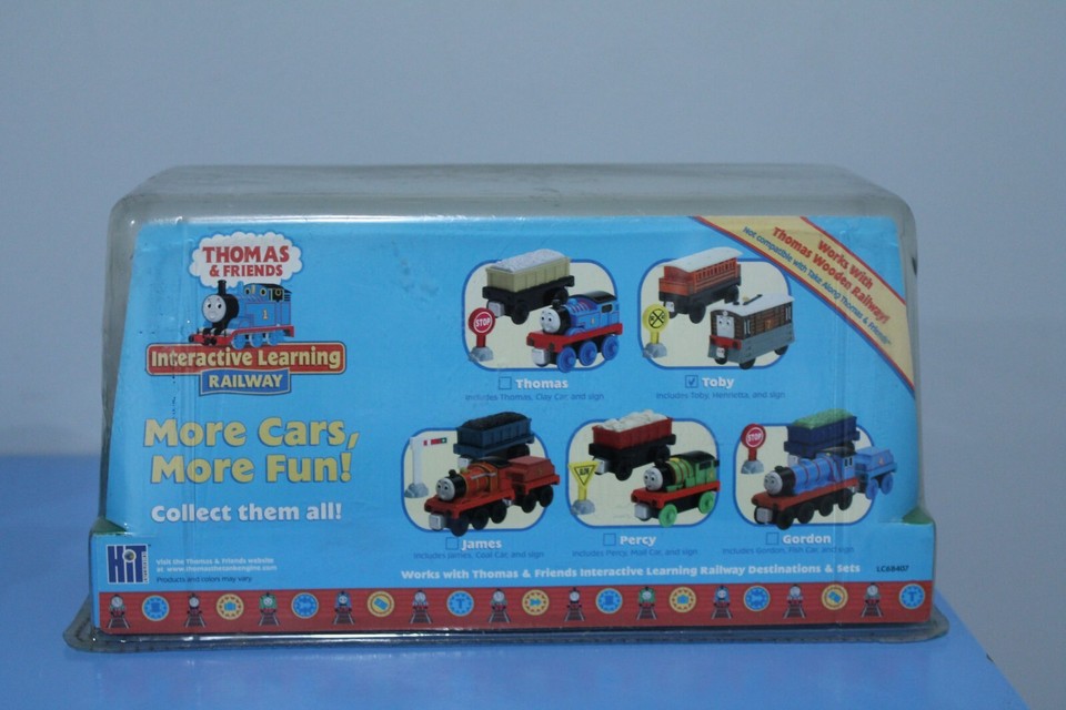 Thomas & Friends Interactive Learning Railway Train HENRIETTA & TOBY ...