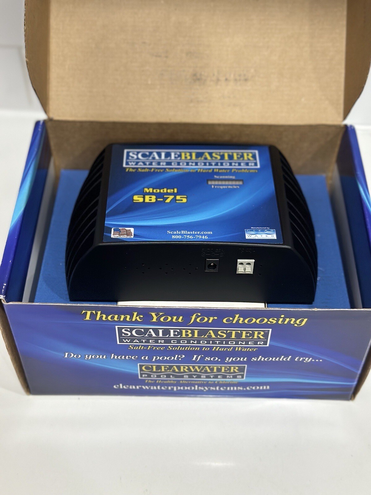 ScaleBlaster Electronic Water Conditioner Descaled Lime Scale Remover ...