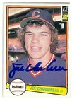 Joe Charboneau autographed baseball card (Cleveland Indians) 1982 ...