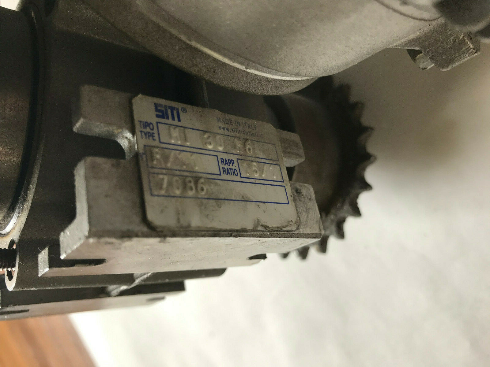 VEMAT VTB 63B ELECTRIC MOTOR 440v .25hp 1360/1620rpm,SITI MI 30 M6,F.11 ...