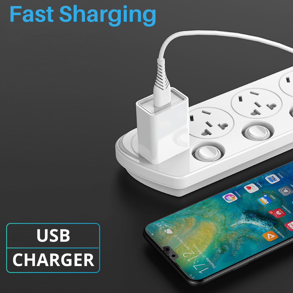 US Plug 5V 1A USB Port Wall Charger 5 Volt 1 Amp AC-DC Power Adapter ...