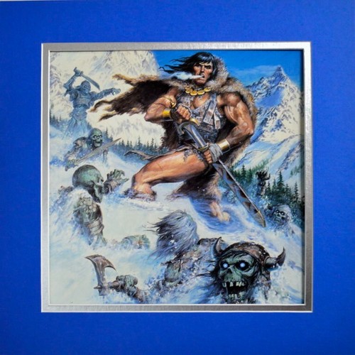 CONAN The BARBARIAN ART PRINT Professionally Matted Earl Norem art 1989 ...