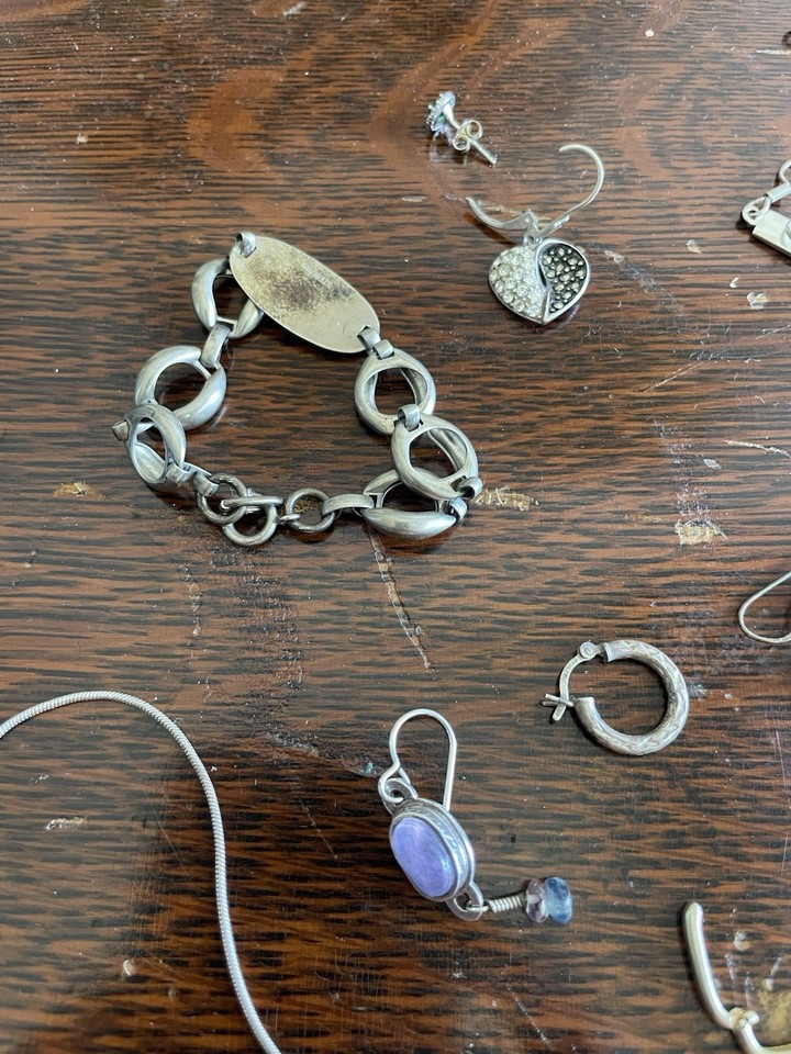 Scrap Sterling Silver 925 Jewelry Lot Scrap or Wear 1.7 Oz | eBay