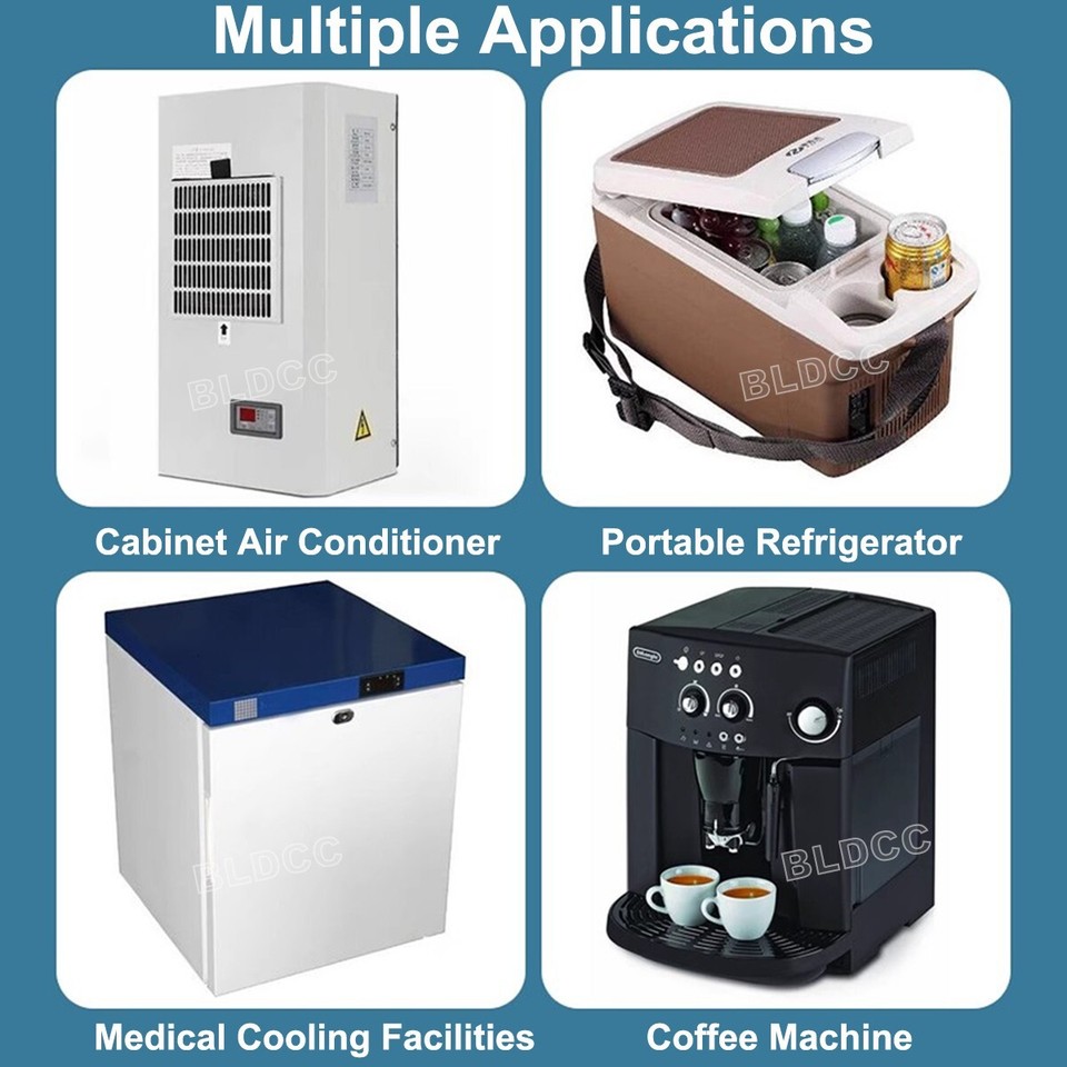 24V 36V 48V Car Refrigeration Air Compressor Fridge Freezer Micro DC ...