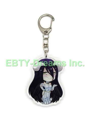Set of 1 Overlord Anime Acrylic Keychain Albedo | eBay