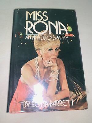Miss Rona An Autobiography Rona Barrett Signed Autographed First ...