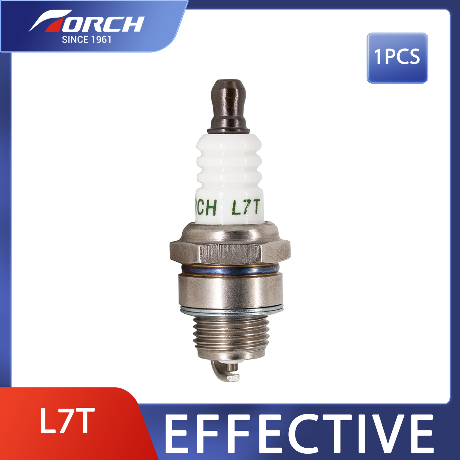 TORCH Original L7T Spark Plug Replace for NGK BPM7A for Denso W22MP-U ...