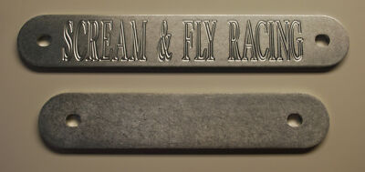 Bob's Machine Shop Transom Backing Plates Upper and Lower Standard 110 ...